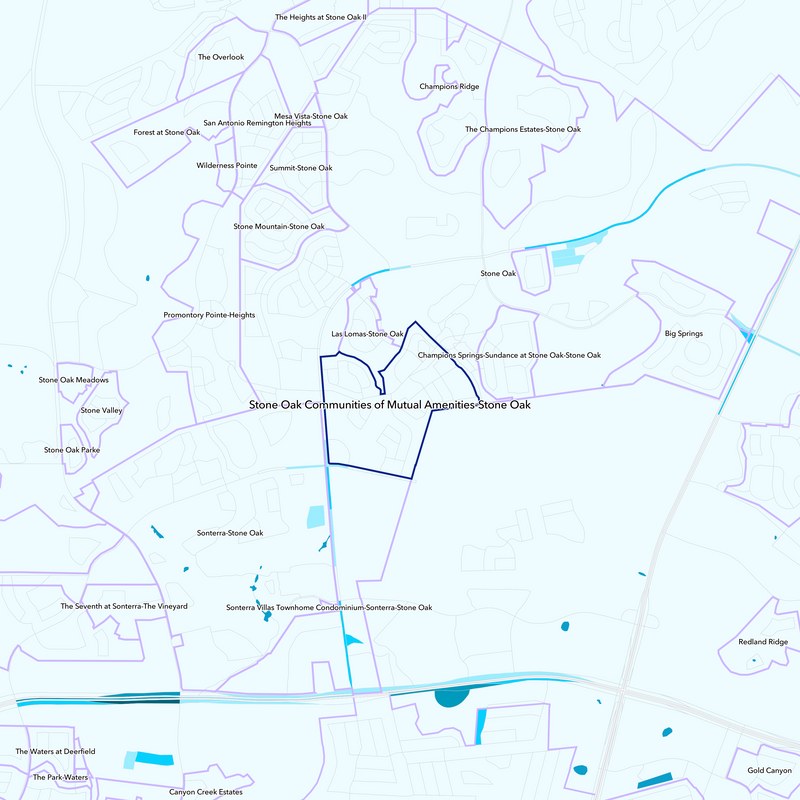 Stone Oak Communities of Mutual Amenities-Stone Oak, San Antonio TX ...